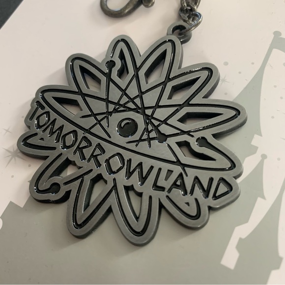 Disney | Accessories | Disney Tomorrowland Metal Keychain Blackgunmetal ...